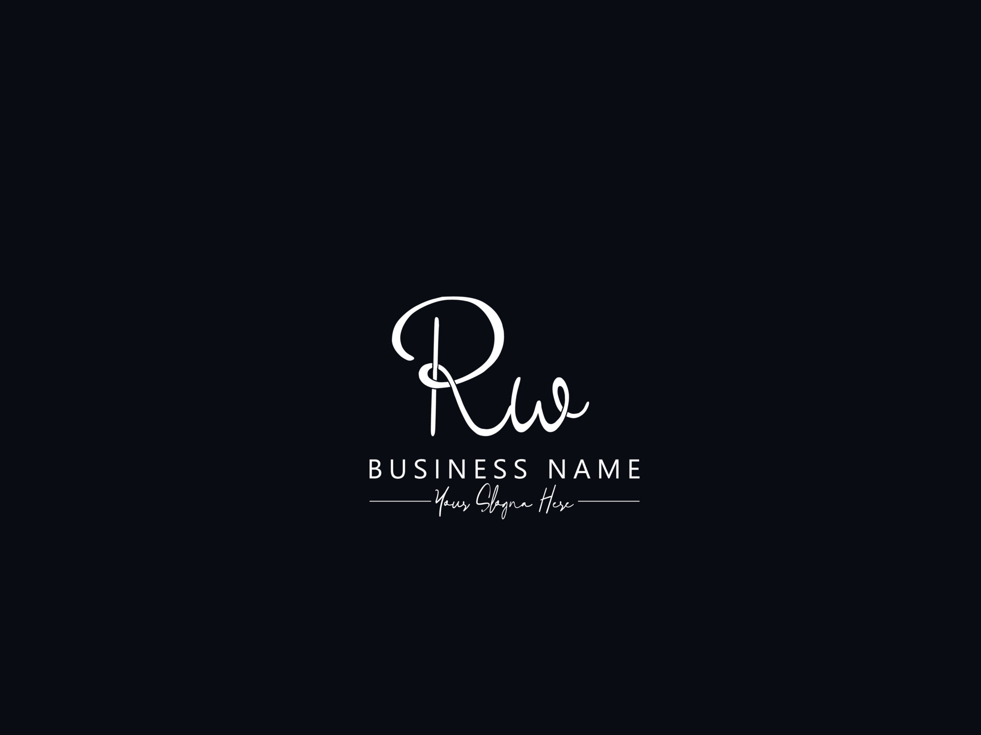 Typography Rw Signature Logo, Initial RW Logo Letter Vector 16151629 ... Typography Rw Signature Logo, Initial RW Logo Letter Vector 16151629 ...