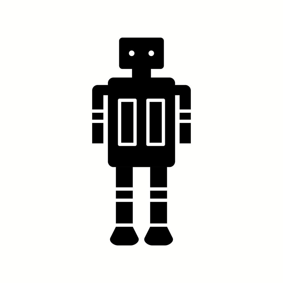 Unique Robot Vector Glyph Icon 16152394 Vector Art at Vecteezy