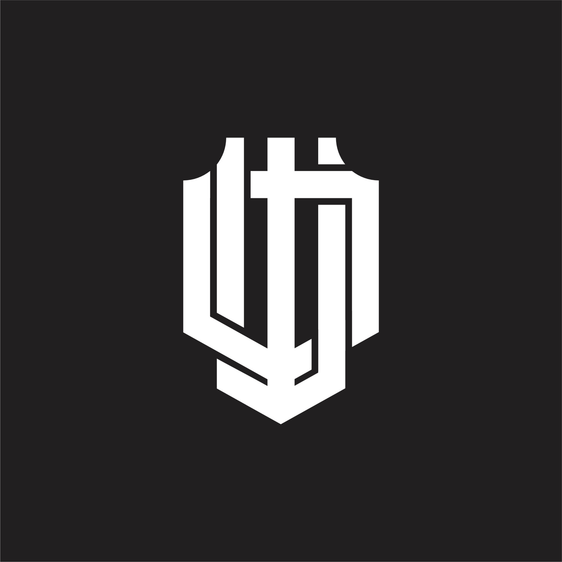 Wd Logo Monogram Design Template 16153548 Vector Art At Vecteezy