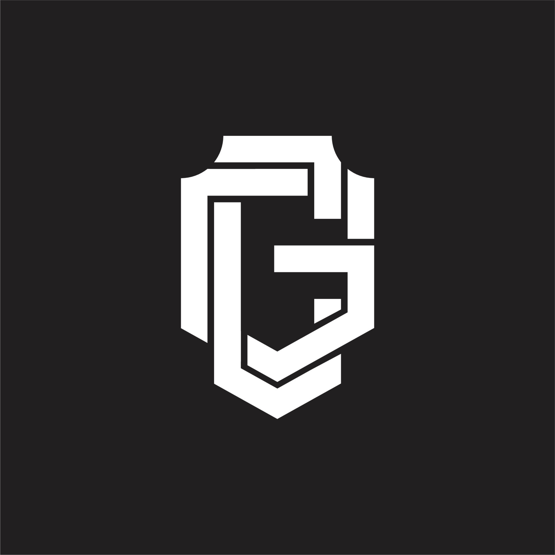 Cg Logo Monogram Design Template 16153778 Vector Art At Vecteezy