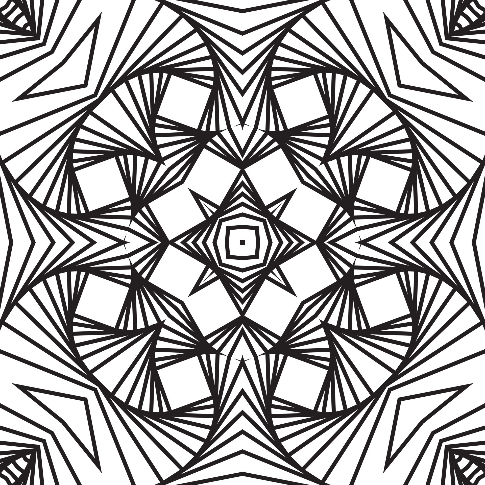 Monochrome 3D visual effect, the illusion of movement, Abstract ...