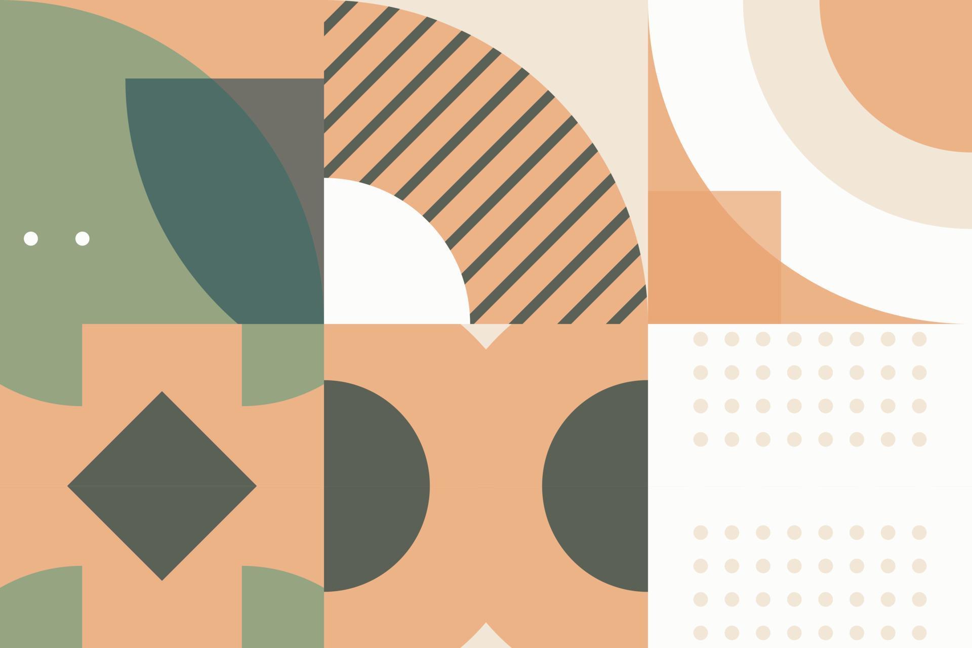 Very Beautiful Modern geometry shapes vector seamless pattern It ...