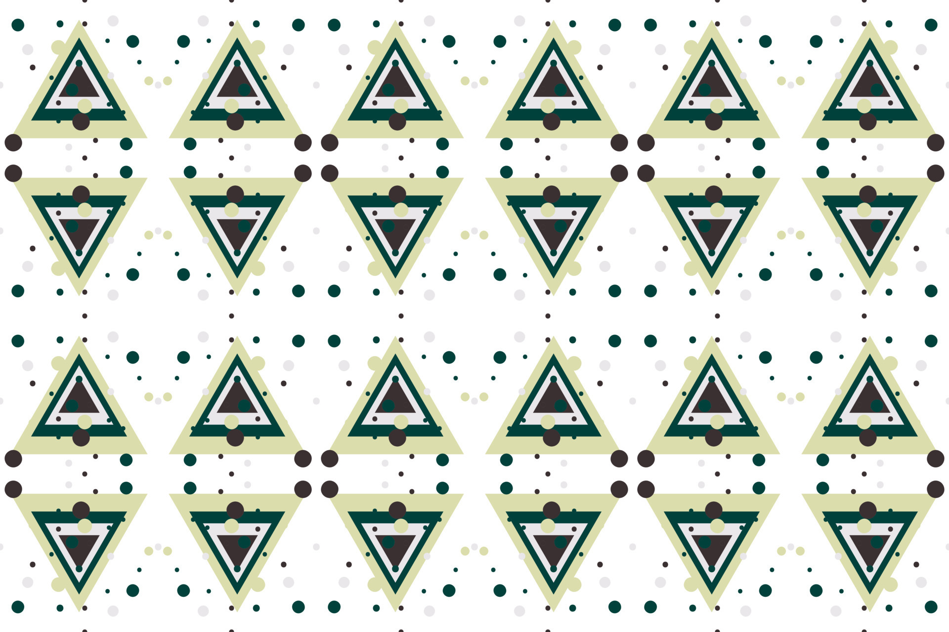 Style Geometry Shapes Vector Seamless Pattern It Consists Of A Polyhedron Such As A Circle