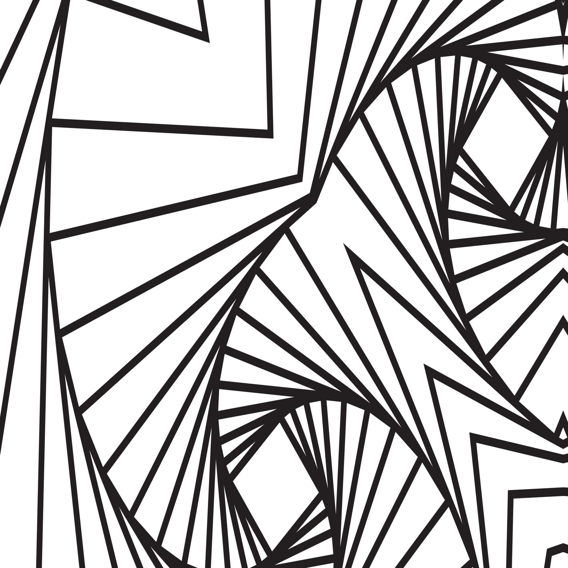 Monochrome 3D waves relief surface. Abstract dynamical crumpled texture ...