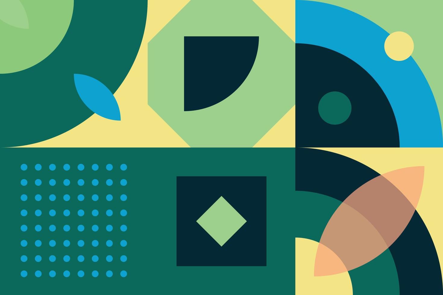 Simple geometry shapes vector seamless pattern It consists of a ...