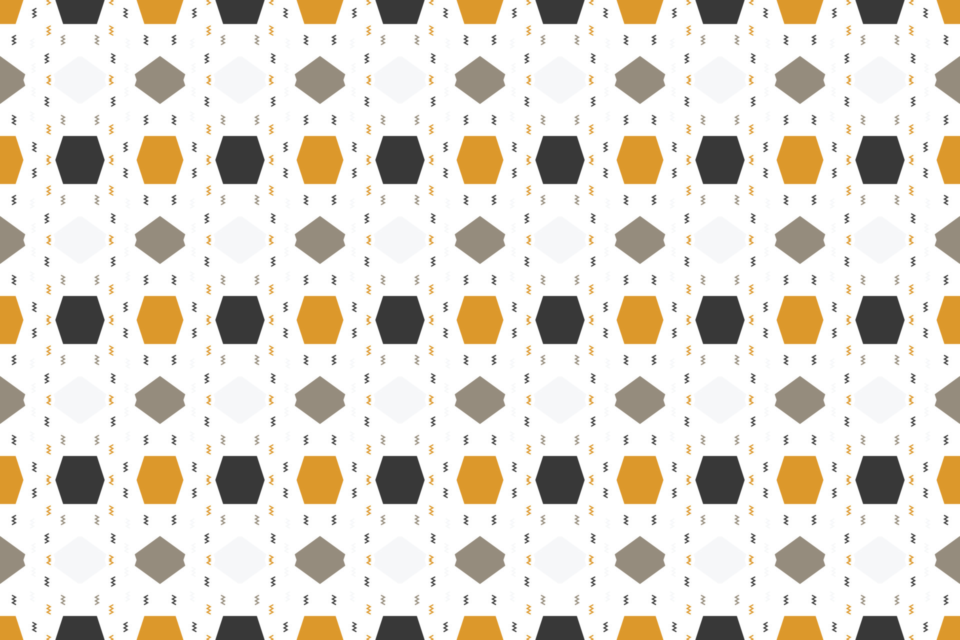 Modern Geometric Shapes Seamless Pattern It Consists Of A Polyhedron Such As A Circle Square