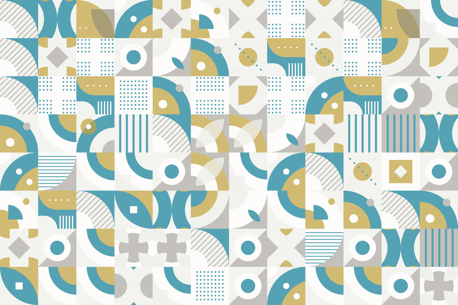 Simple Modern Geometry Shapes Seamless Pattern It Consists Of A Polyhedron Such As A Circle