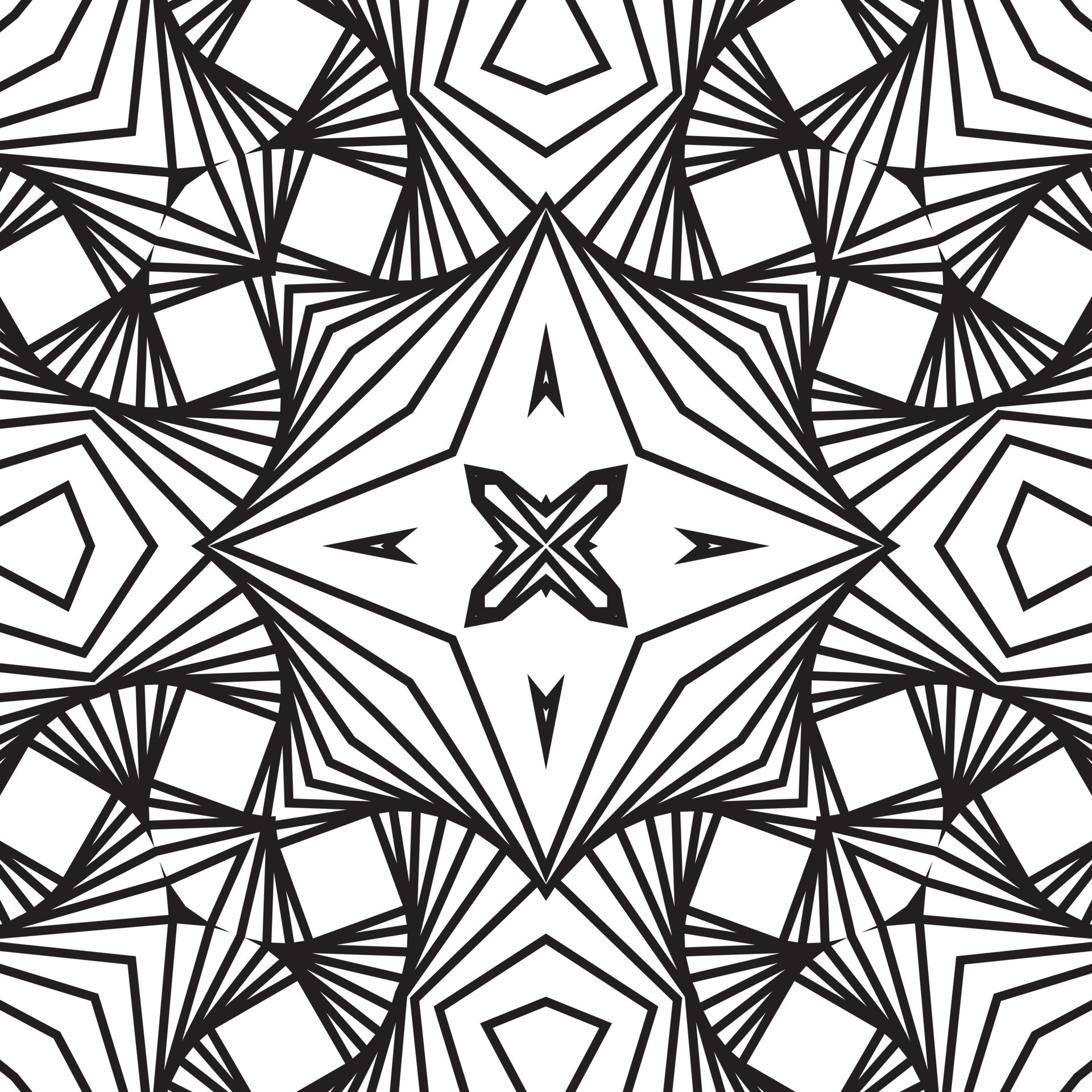 Monochrome Wavy 3d Lines Abstract Seamless Pattern Vector Twisted Curved Stripe Modern Trendy