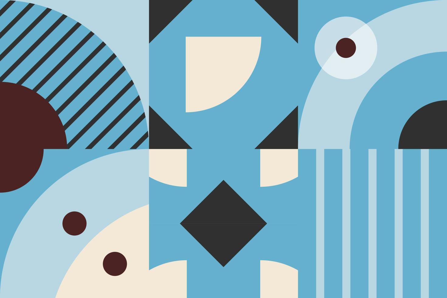 Abstract Modern Geometrical Shapes Seamless Pattern It Consists Of A Polyhedron Such As A Circle