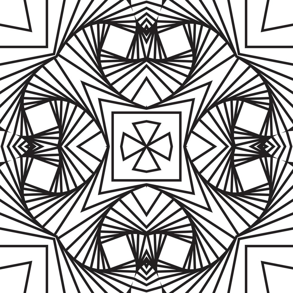 Monochrome 3D Vector illustration. Abstract dynamical crumpled texture ...