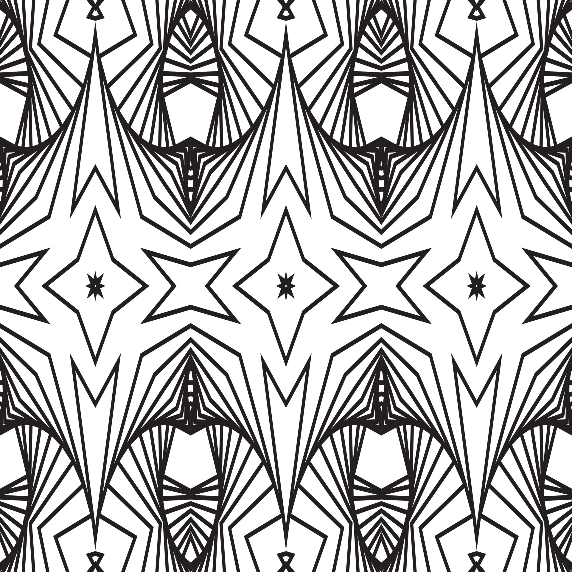 Monochrome Wavy 3d Lines Abstract Seamless Pattern Abstract Dynamical Crumpled Texture 3d