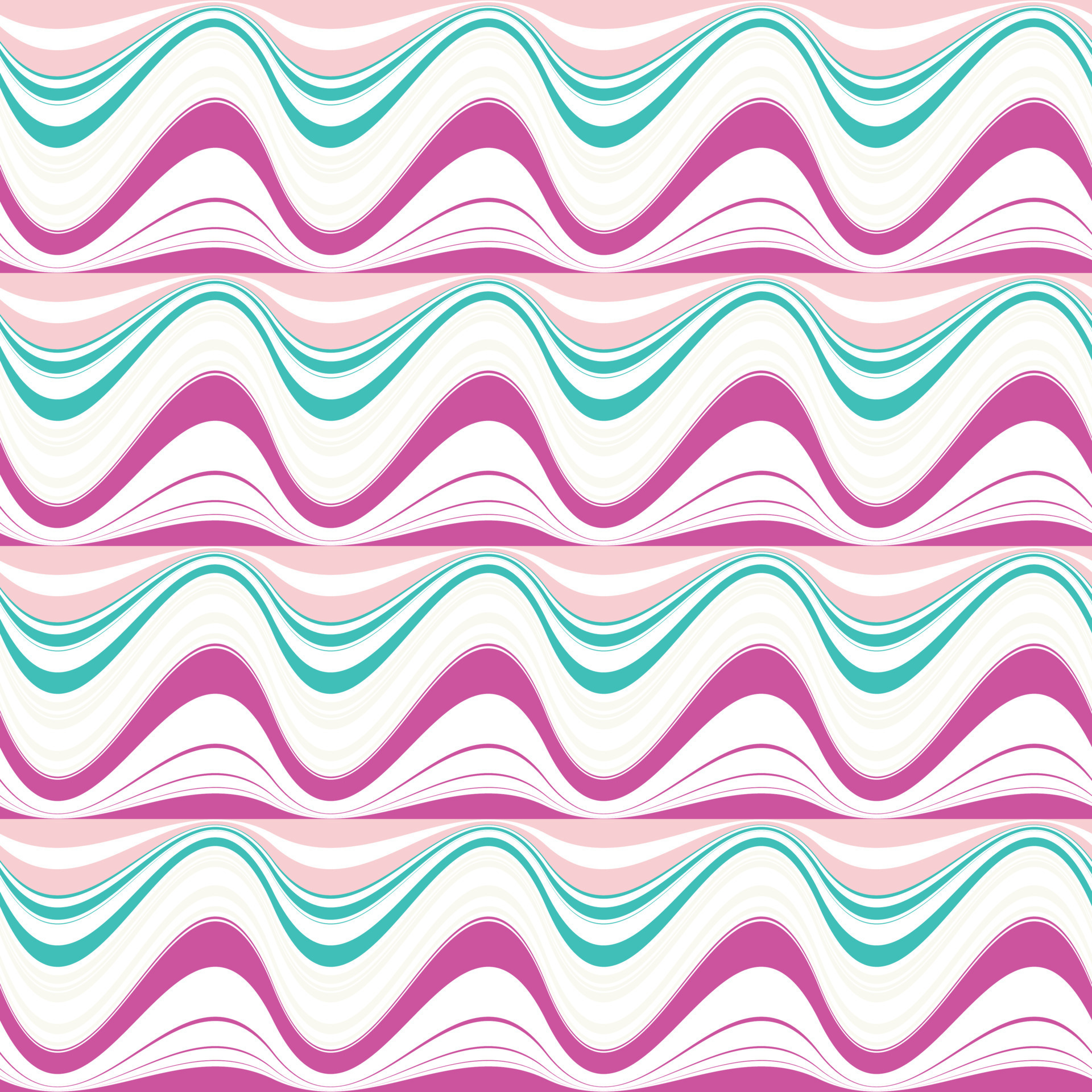 Retro Zigzag Chevron Pattern Digital Art Print Fabric Design Pattern