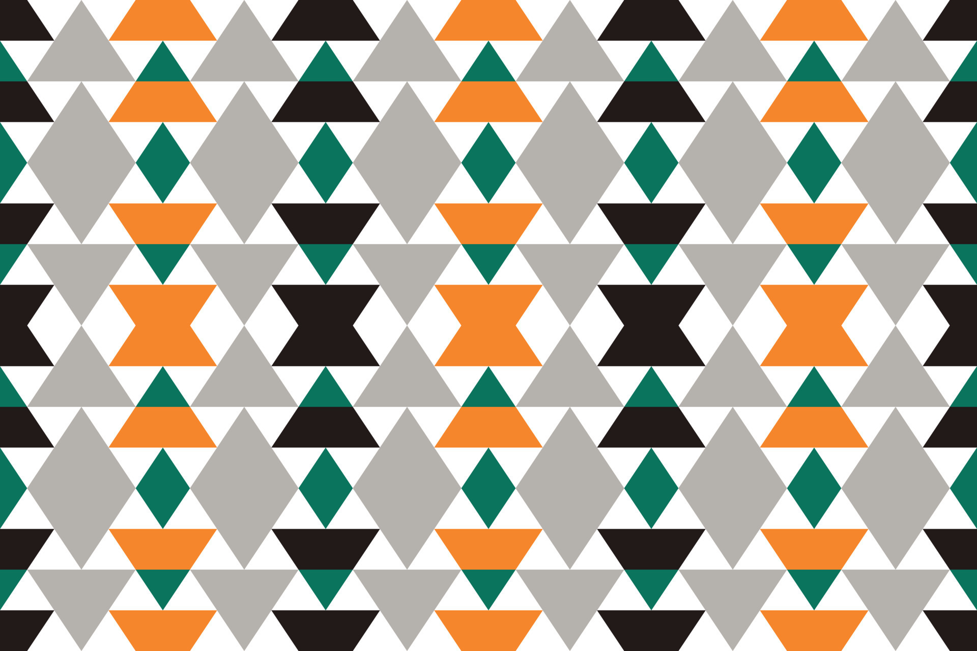 Abstract Geometrical Shapes Vector Seamless Pattern It Consists Of A Polyhedron Such As A Circle