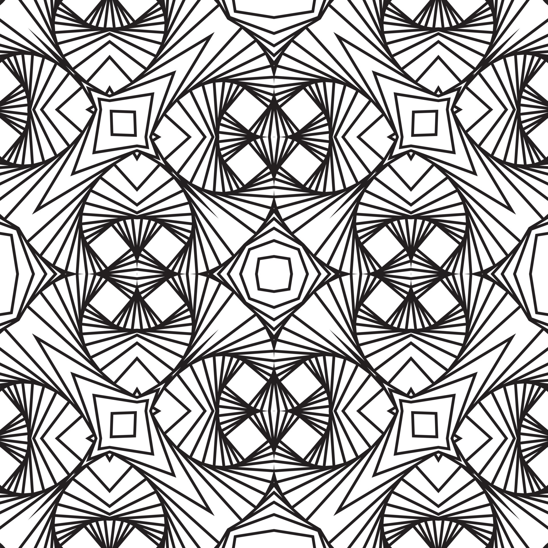 Wavy 3d Lines Abstract Seamless Pattern Vector Twisted Curved Stripe Modern Trendy Illustration