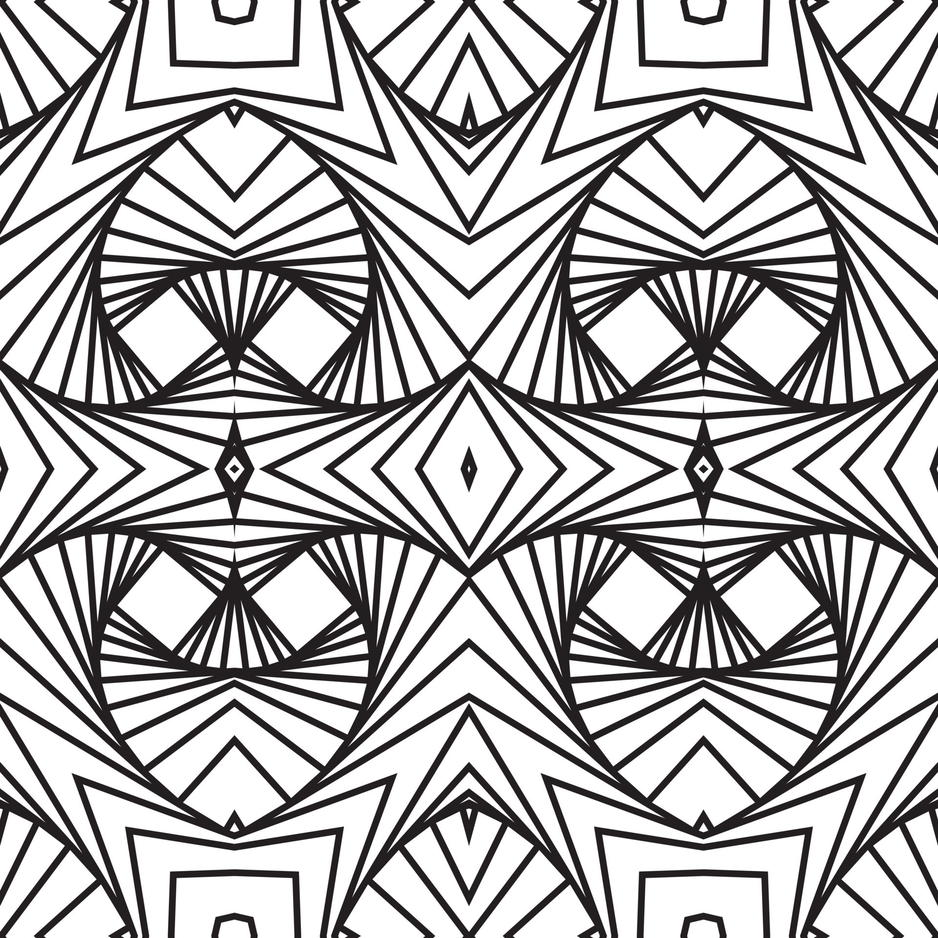 Monochrome Seamless 3d Optical Wave Effect Stripe Line Pattern Vector Vector Twisted Curved