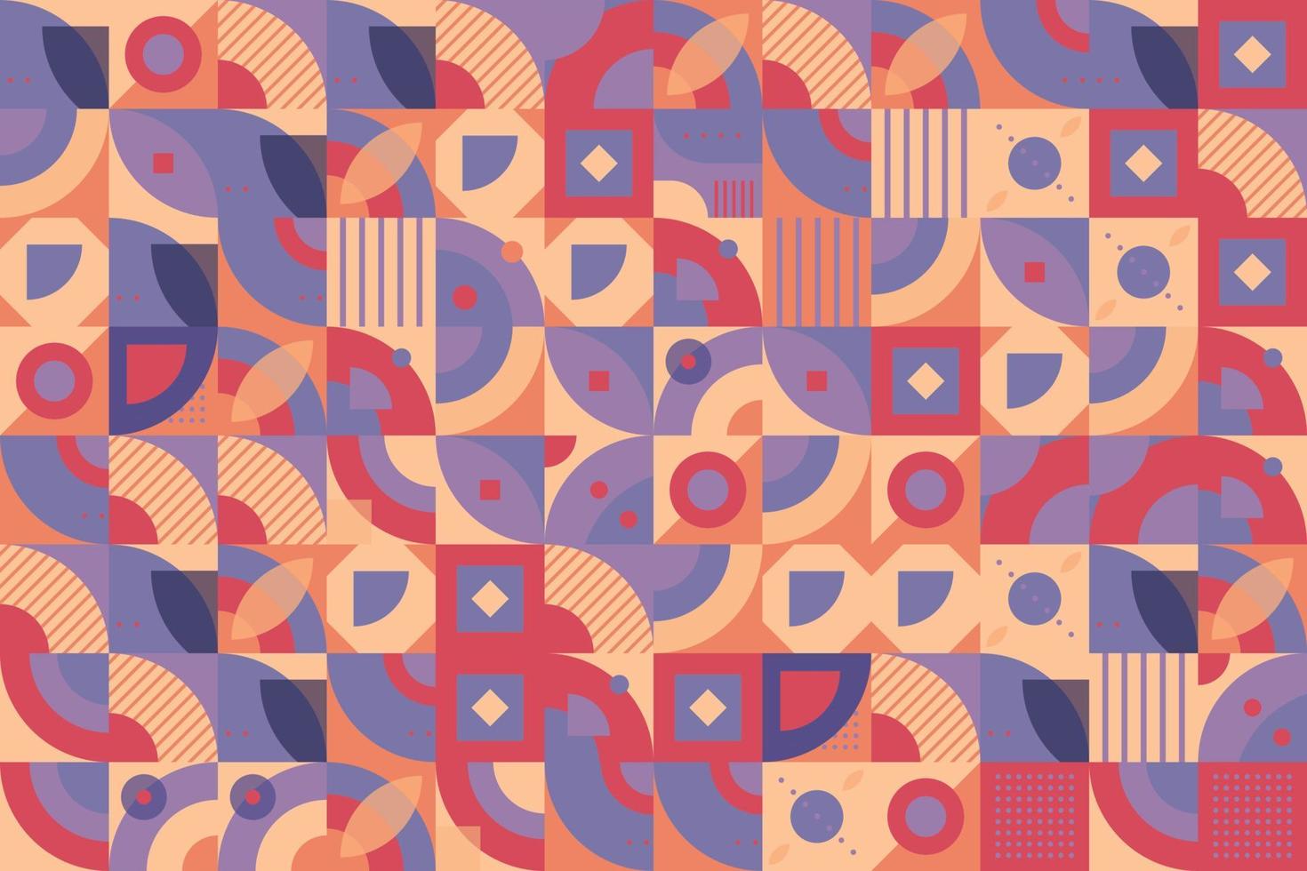 Abstract Geometry Shapes Vector Seamless Pattern It Consists Of A Polyhedron Such As A Circle