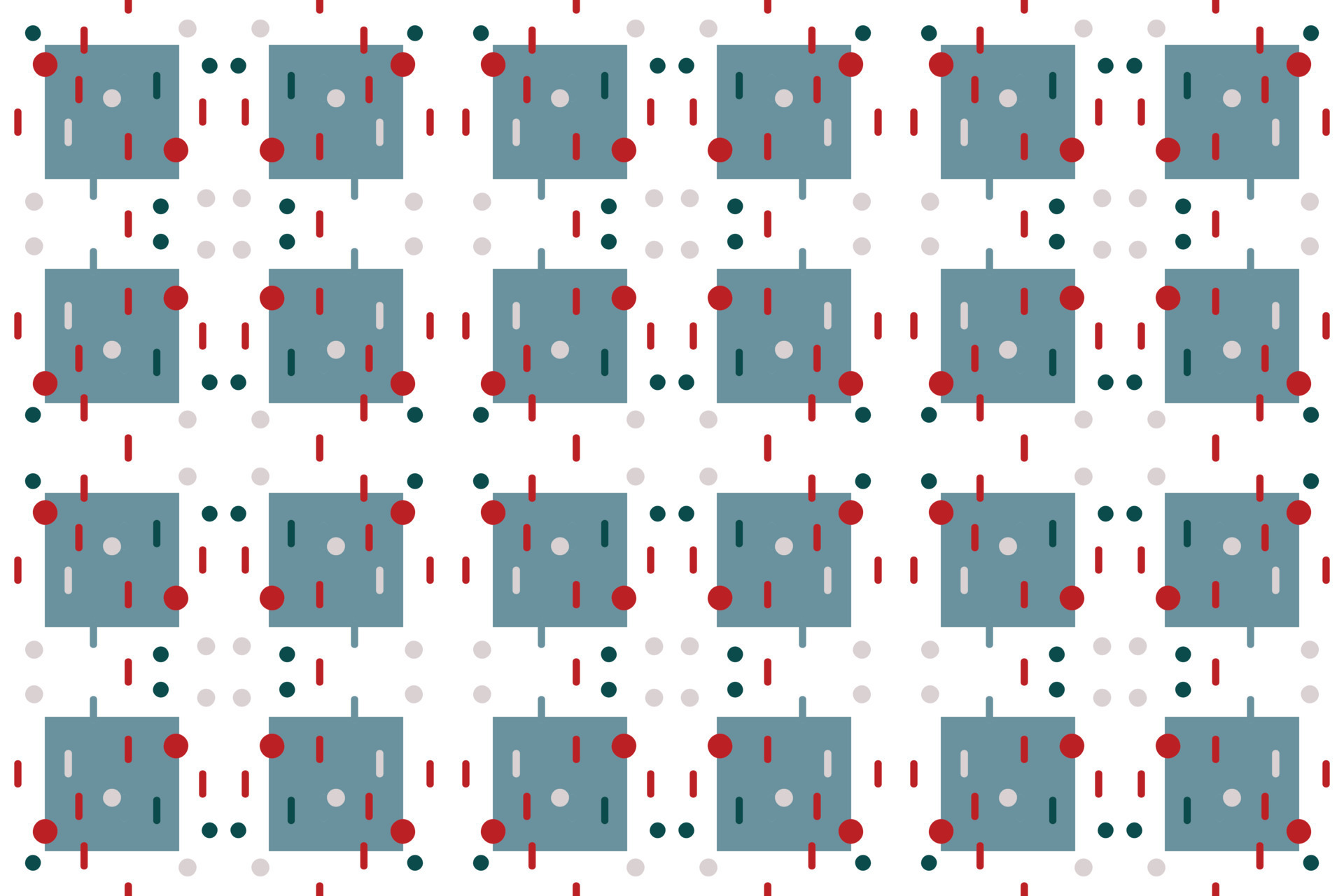 Trendy Geometry Shapes Seamless Pattern It Consists Of A Polyhedron Such As A Circle Square