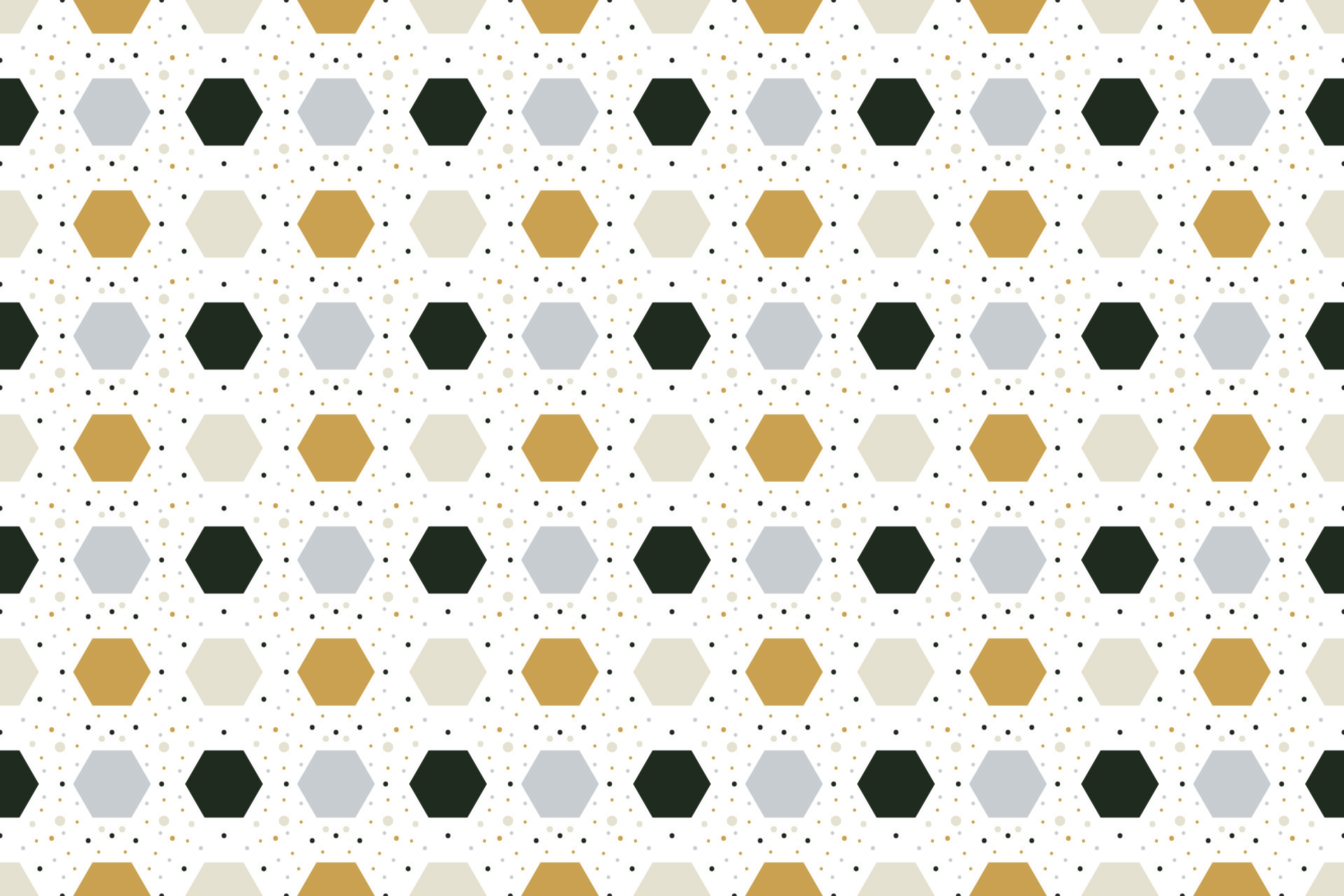 Modern Geometry Shapes Seamless Pattern It Consists Of A Polyhedron