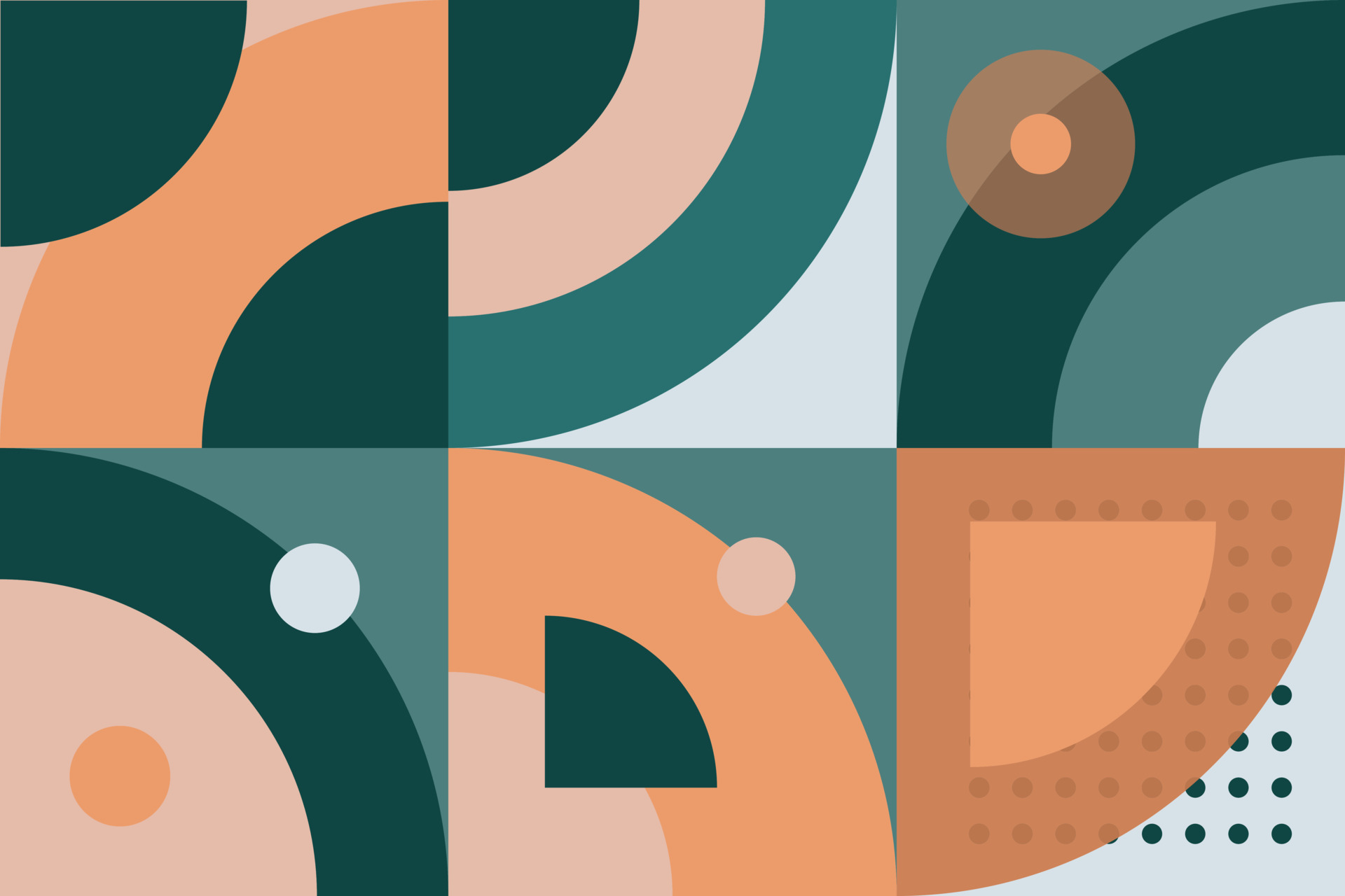 Simple Geometric Shapes Vector Seamless Pattern It Consists Of A Polyhedron Such As A Circle