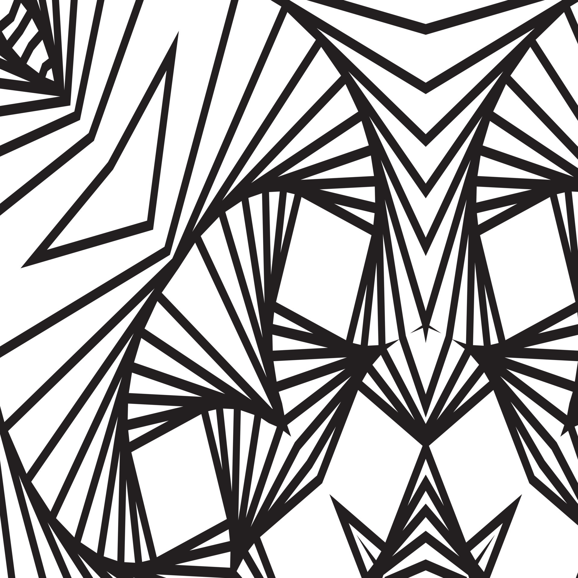 Monochrome Dynamic 3d wavy lines seamless pattern. Abstract dynamical ...