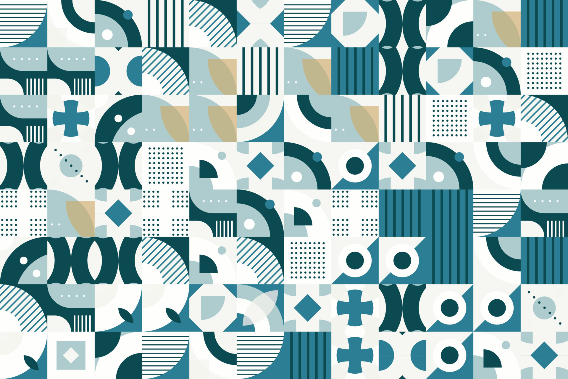 Cover Book Geometry Shapes Vector Seamless Pattern It Consists Of A Polyhedron Such As A Circle