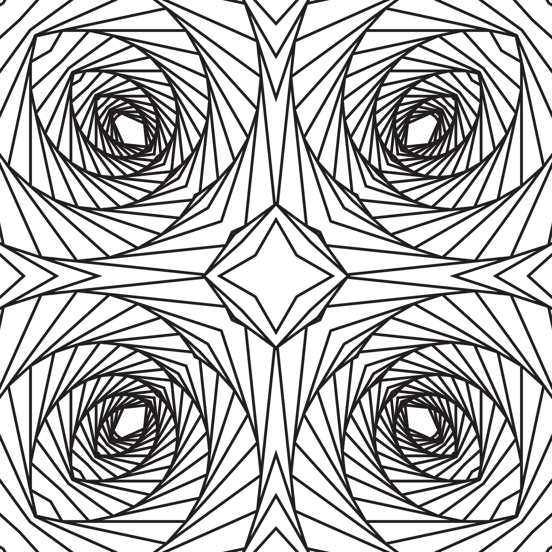 3d Line Vector Monochrome Seamless Pattern Abstract Dynamical Crumpled Texture 3d Pattern The