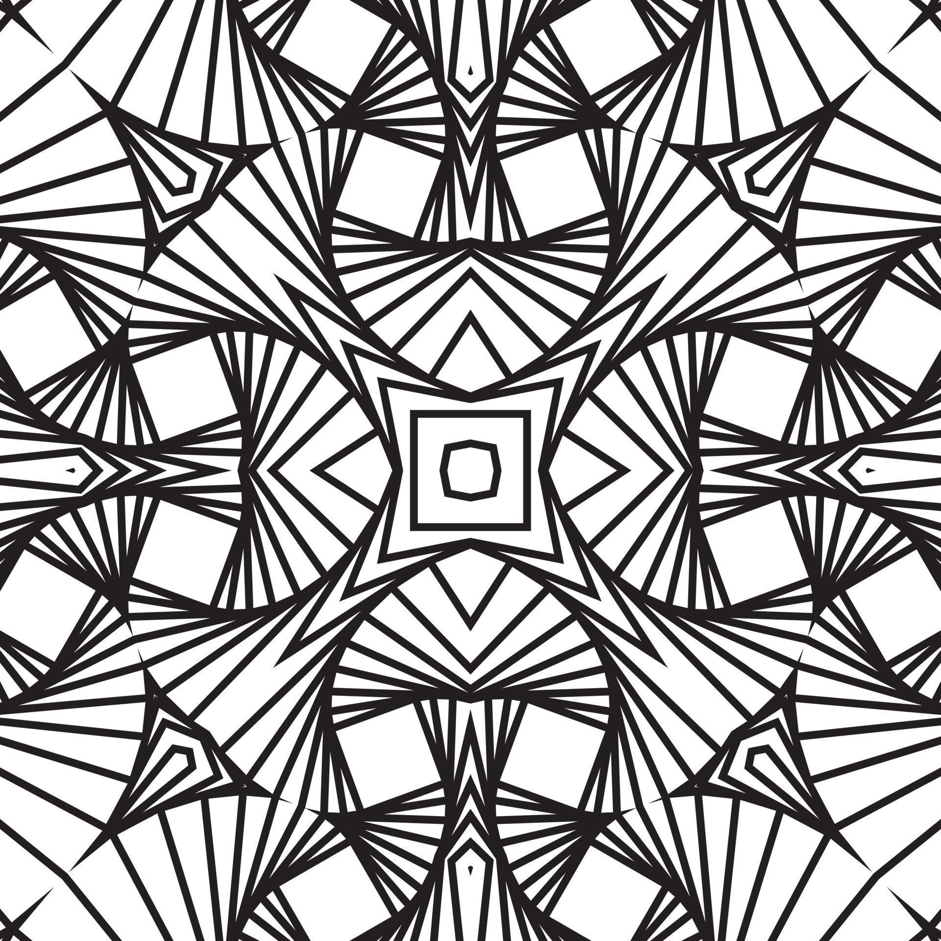 Monochrome 3d Dimensional Lined Cubes In Seamless Pattern Abstract Dynamical Crumpled Texture