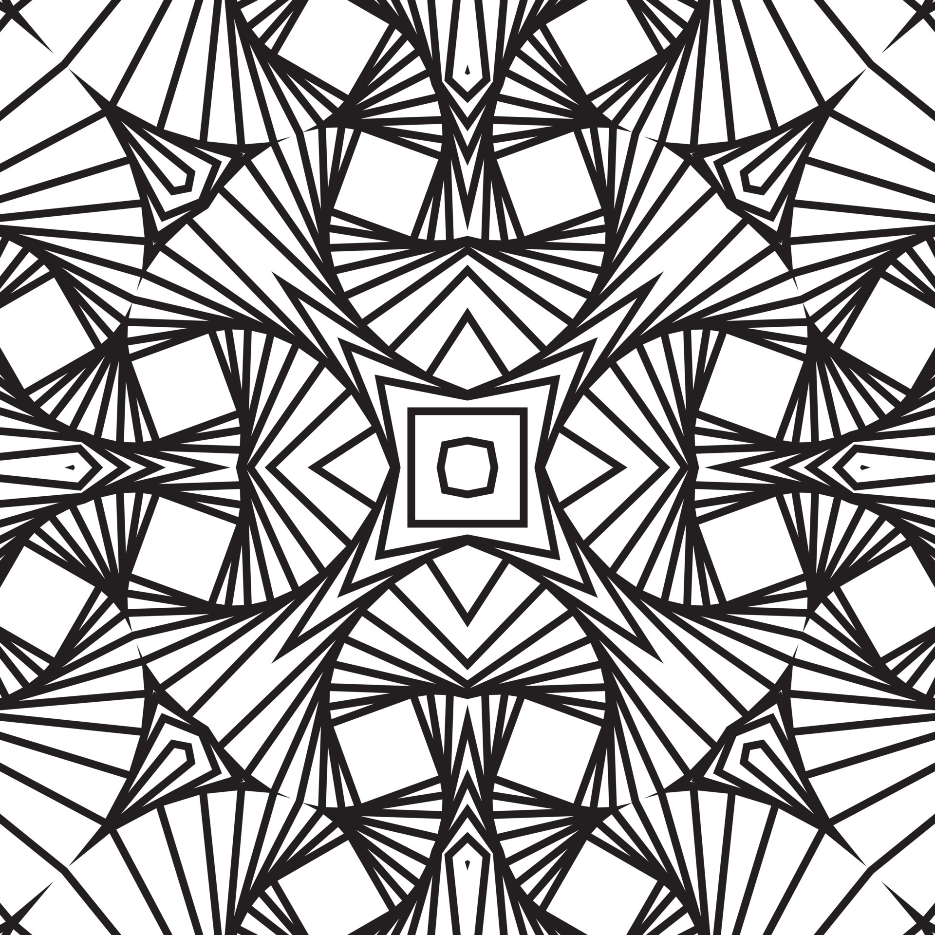 Monochrome 3d Dimensional Lined Cubes In Seamless Pattern Abstract Dynamical Crumpled Texture