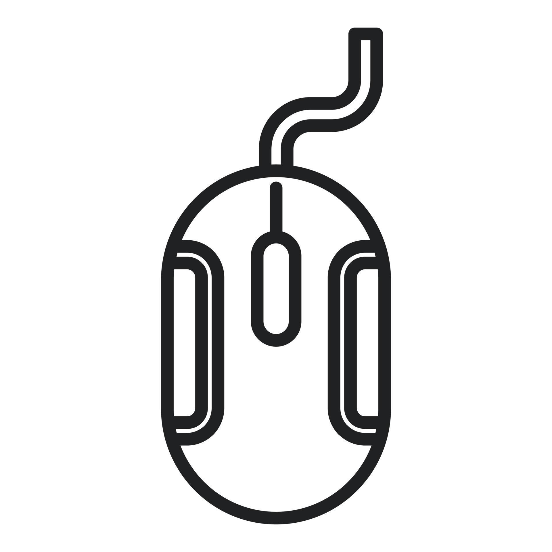 Interface mouse icon outline vector. Web button 16159492 Vector Art at ...