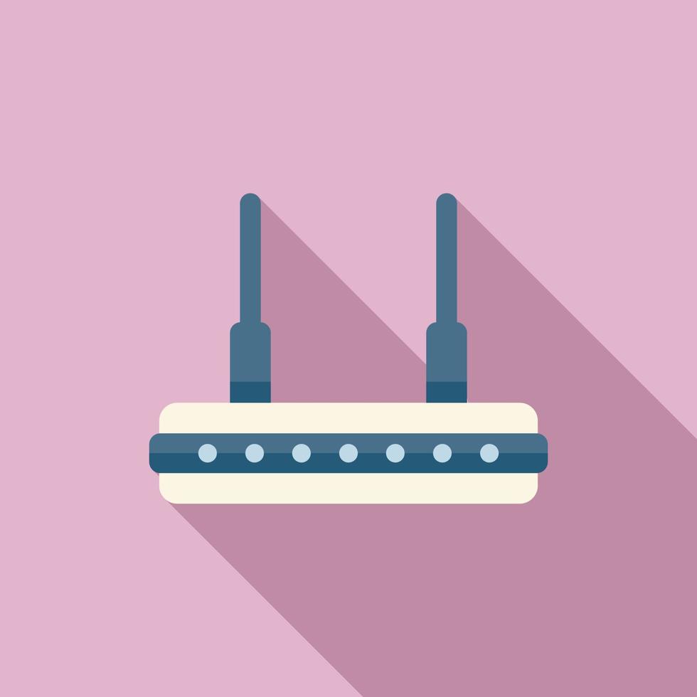 Wifi router icon flat vector. Interface button 16159607 Vector Art at ...