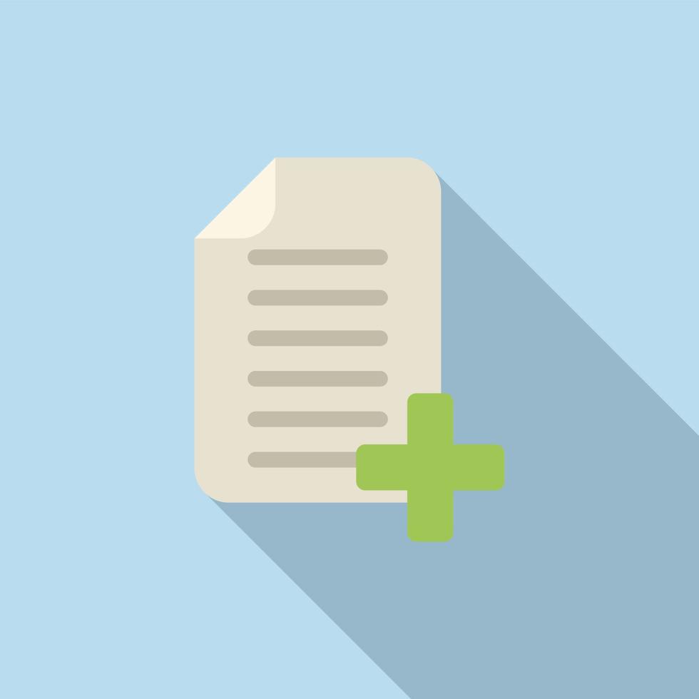 Plus data icon flat vector. Web interface 16159693 Vector Art at Vecteezy