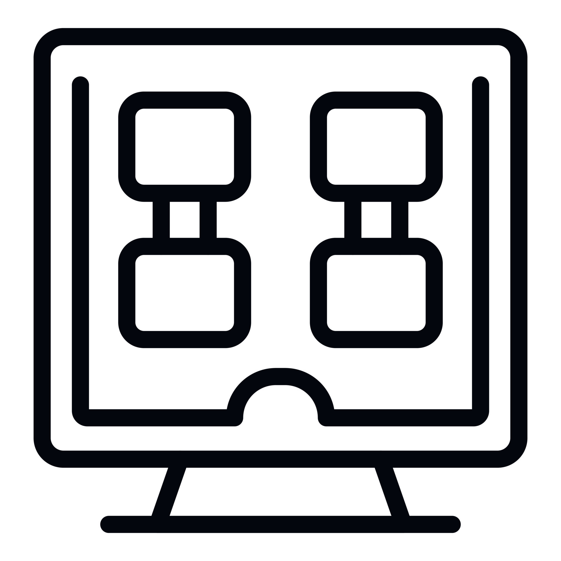 Pc Gamer Monitor Icon Outline Vector Digital Device 16161129 Vector