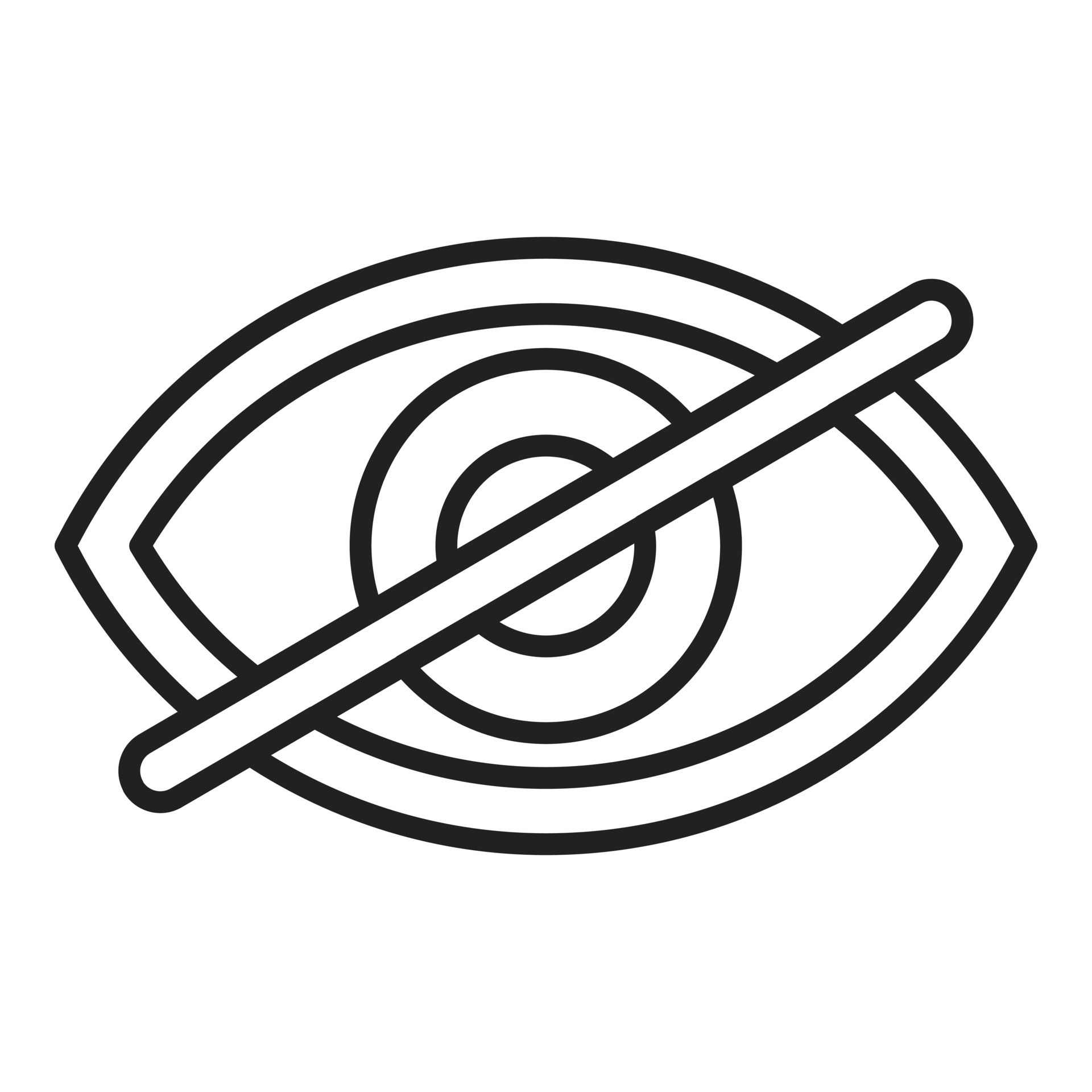 No eye icon outline vector. Web contact 16161166 Vector Art at Vecteezy