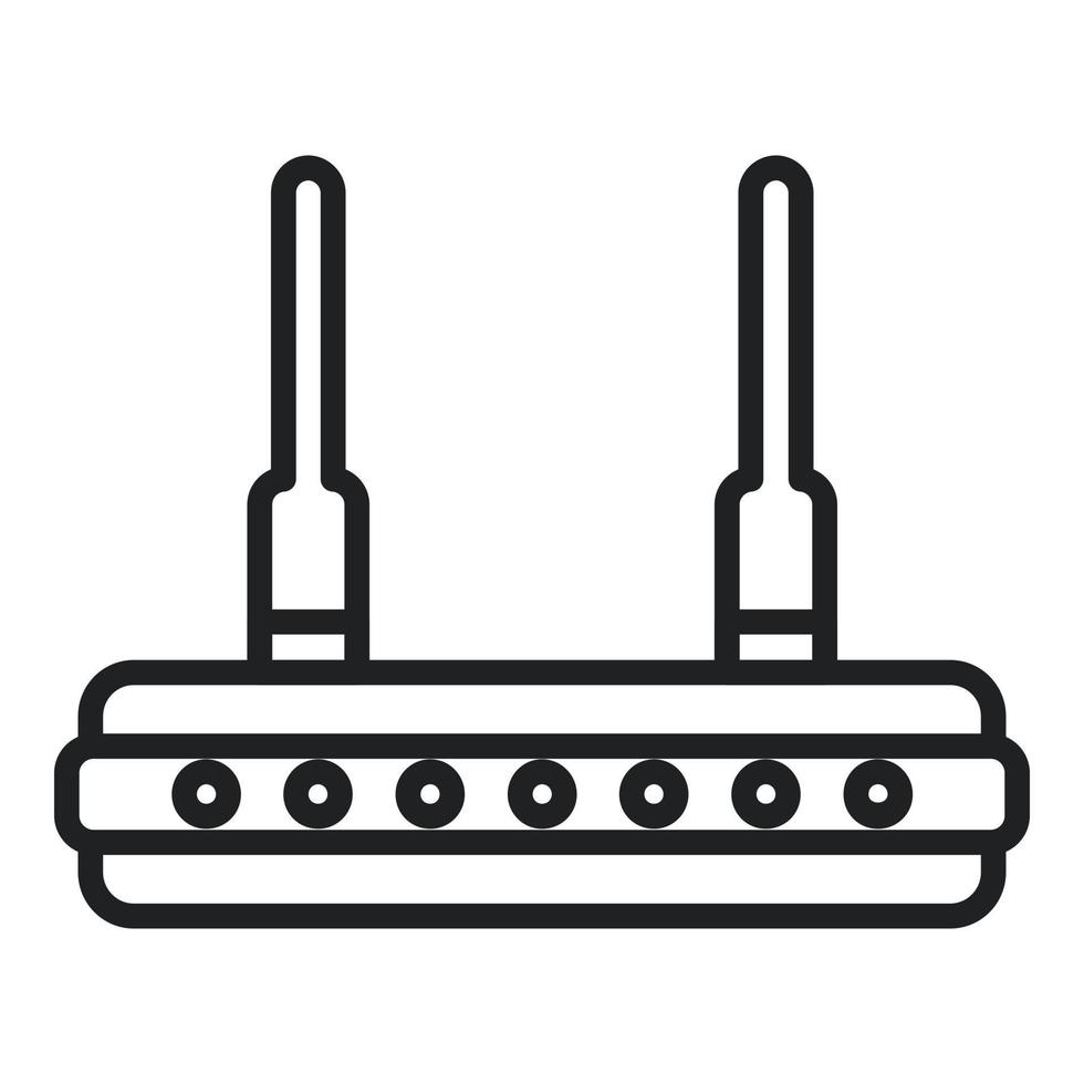 Wifi Router Icon Outline Vector Interface Button 16161179 Vector Art