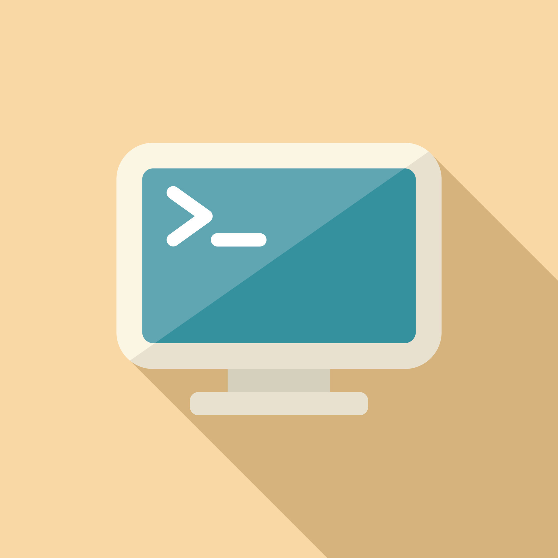 System monitor icon flat vector. Computer interface 16161181 Vector Art ...