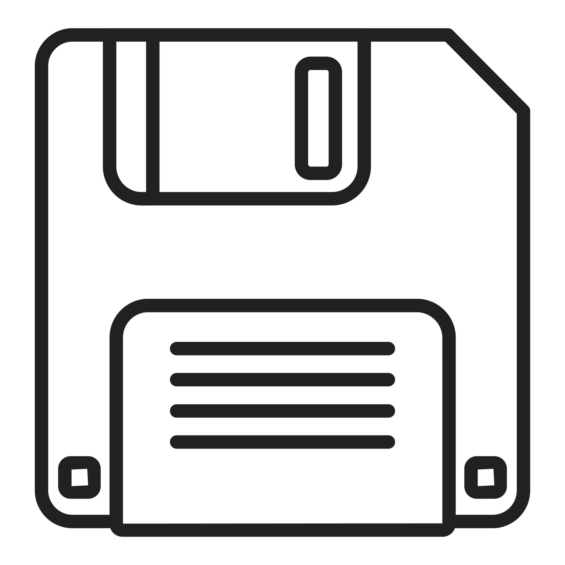 Floppy Disk Icon Outline Vector Interface Button 16161224 Vector Art