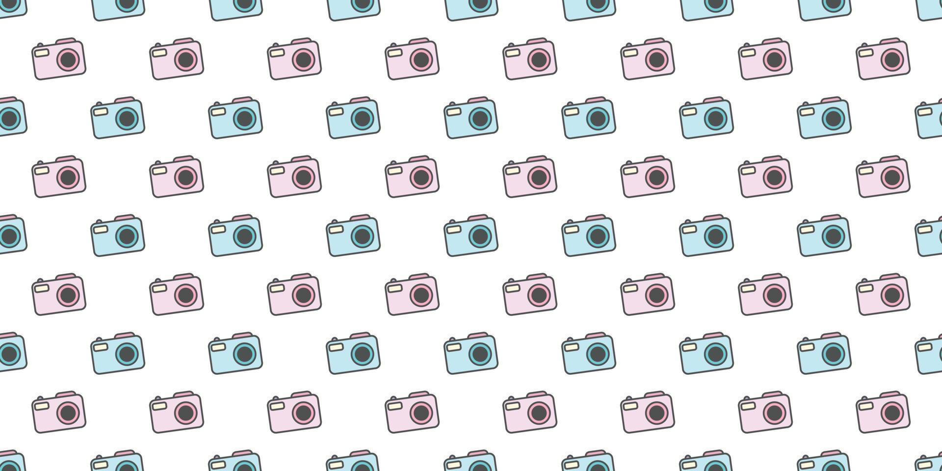 Camera, photography seamless repeat pattern vector background 16181077 ...
