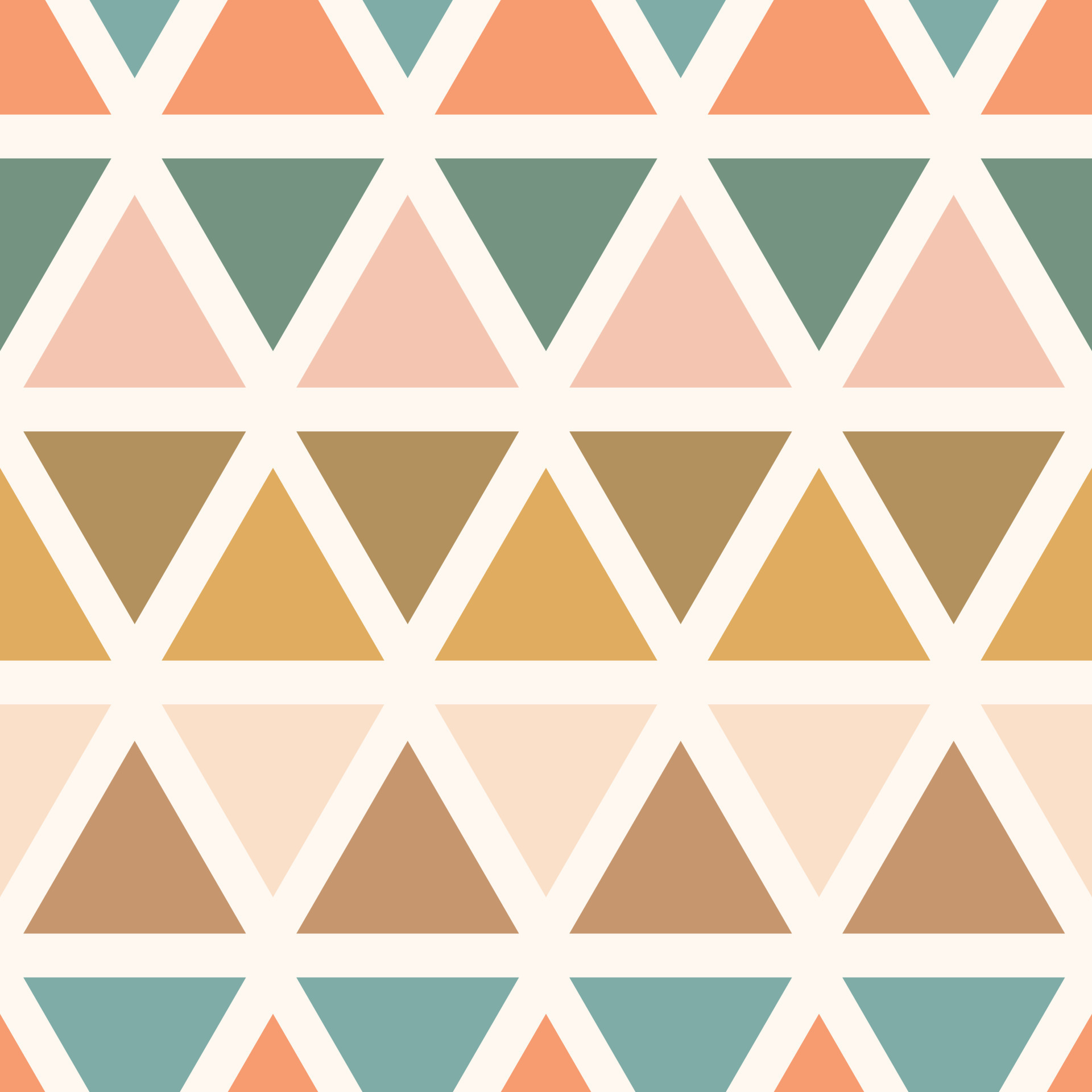 Abstract Geometric Vector Pattern With Triangles Seamless Repeat