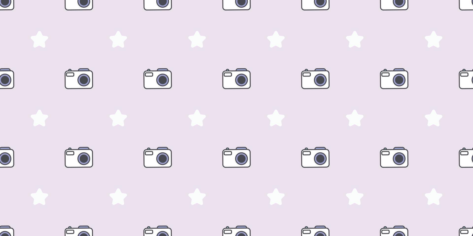 Camera seamless repeat pattern vector background 16181769 Vector Art at ...