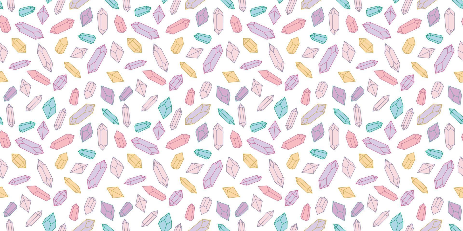Seamless crystal repeat pattern vector background 16182005 Vector Art ...