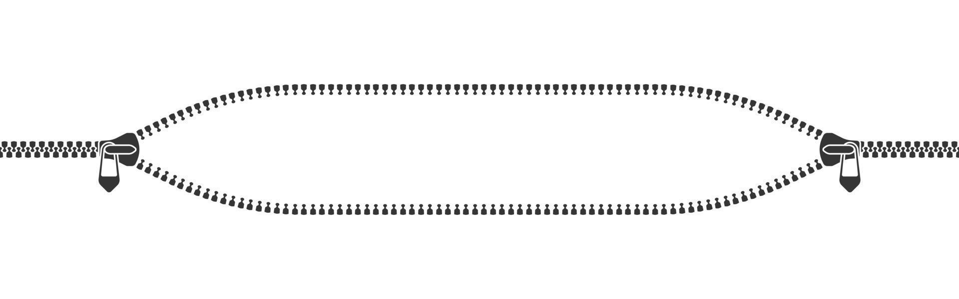 Conceptual zipper stripe. Zipper lock and unlock. Fastener. Closing clasp. Vector illustration ...