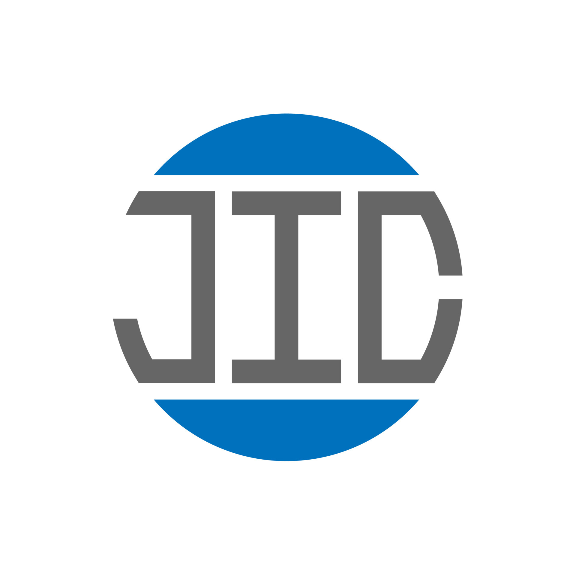 JIC letter logo design on white background. JIC creative initials ...