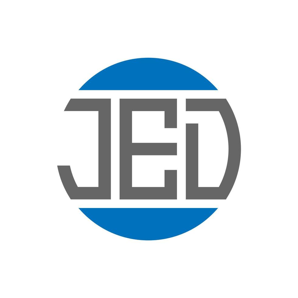JED letter logo design on white background. JED creative initials ... JED letter logo design on white background. JED creative initials ...