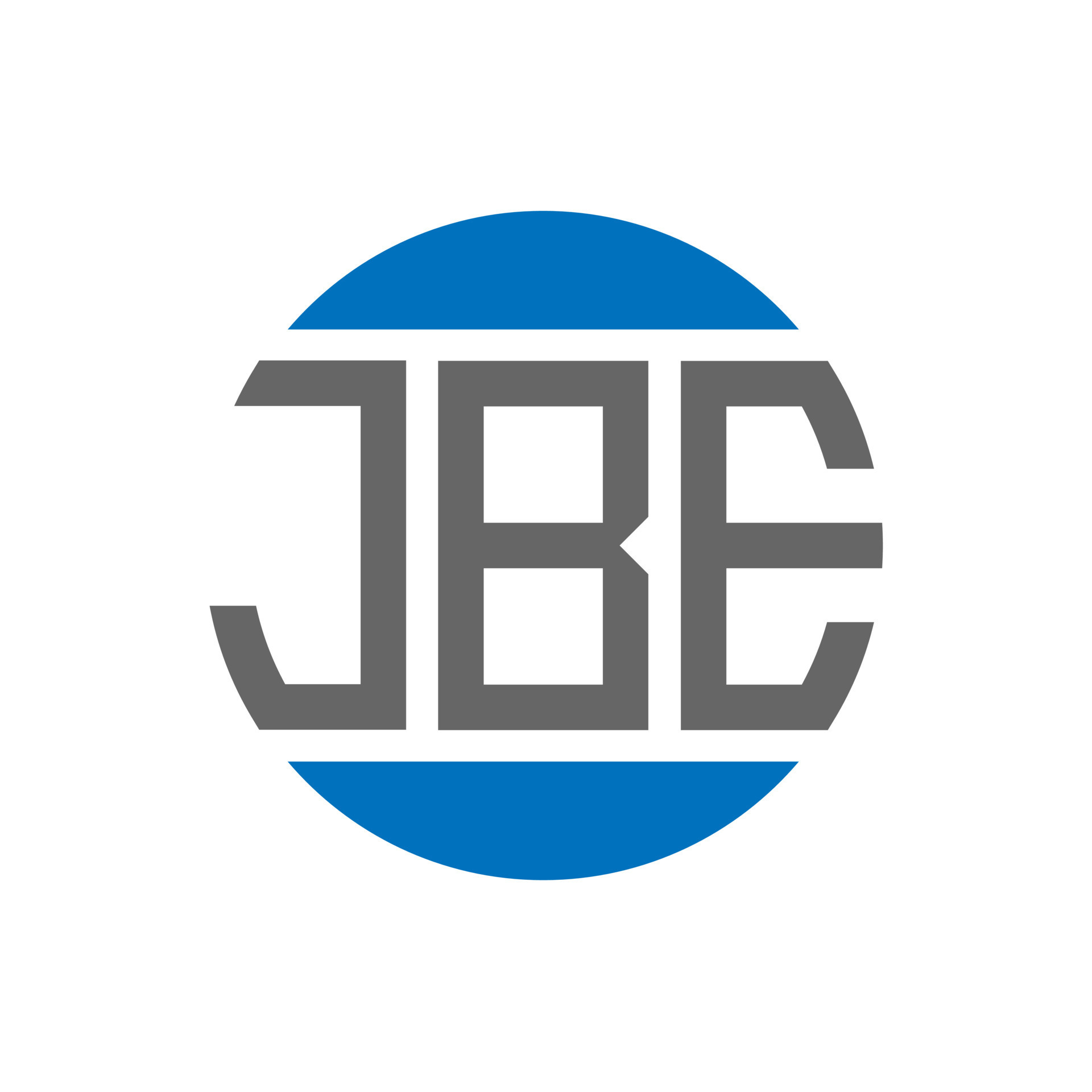 JBE letter logo design on white background. JBE creative initials circle logo concept. JBE ...