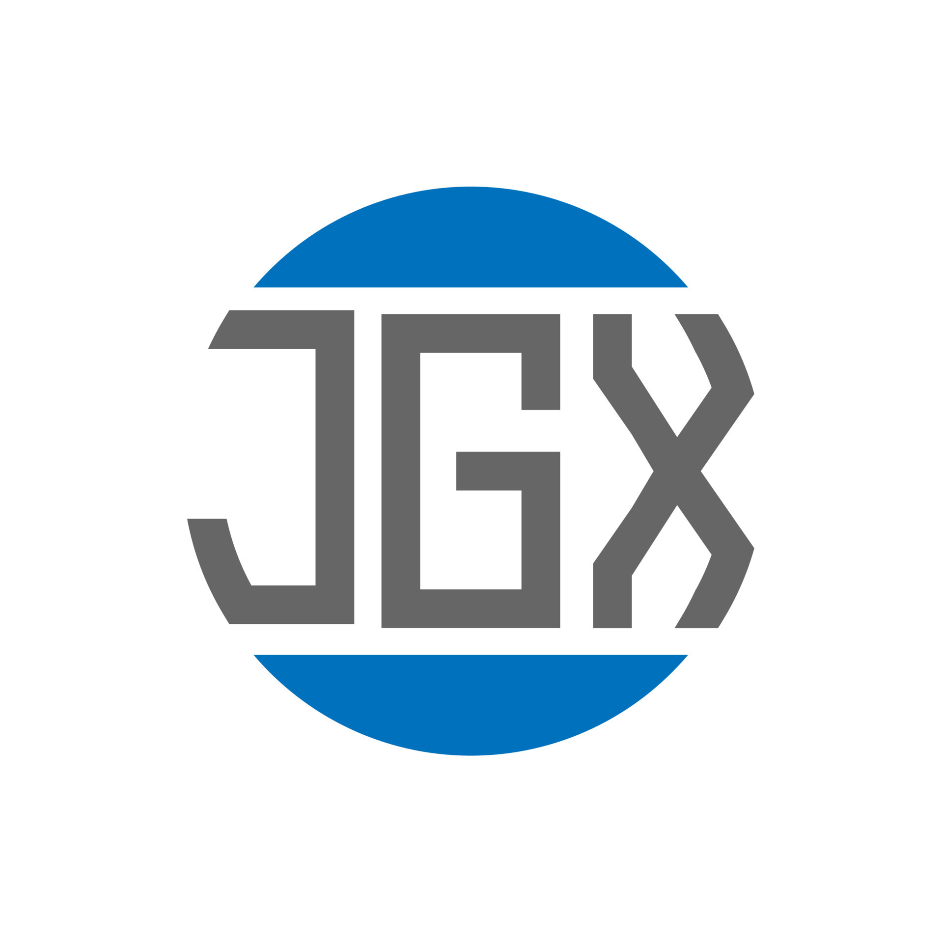 JGX letter logo design on white background. JGX creative initials ...