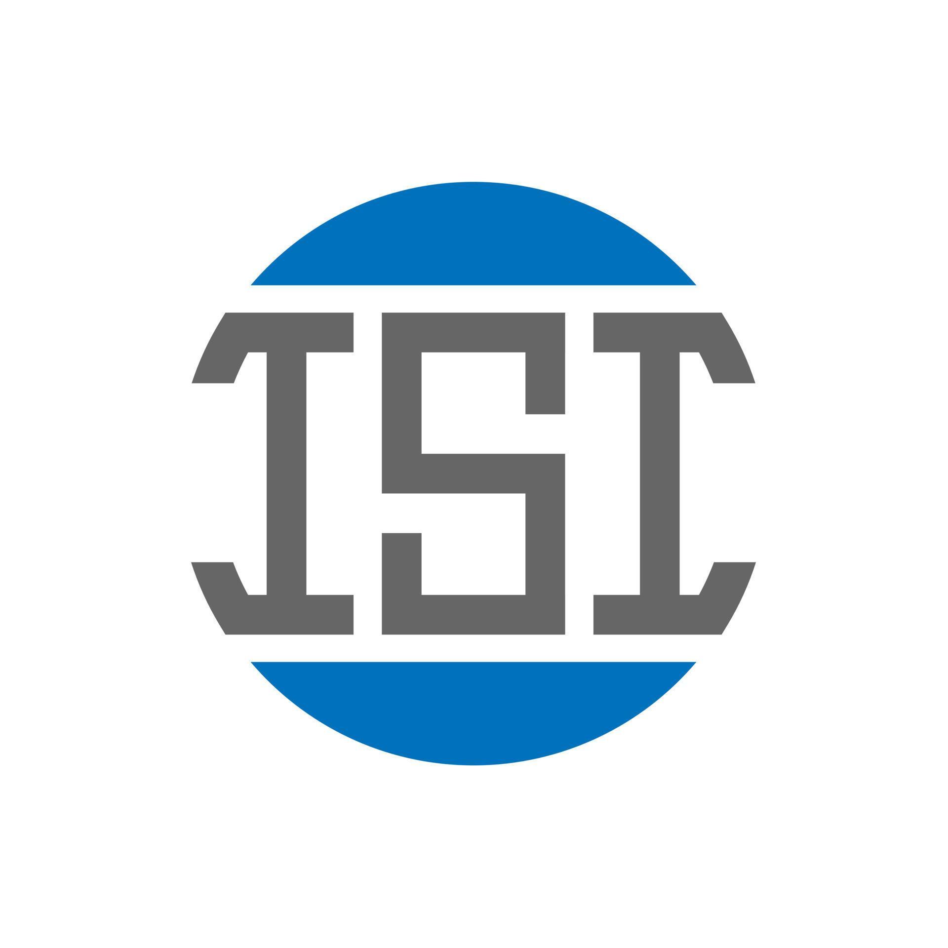 diseño de logotipo de letra isi sobre fondo blanco. concepto de ... diseño de logotipo de letra isi sobre fondo blanco. concepto de ...