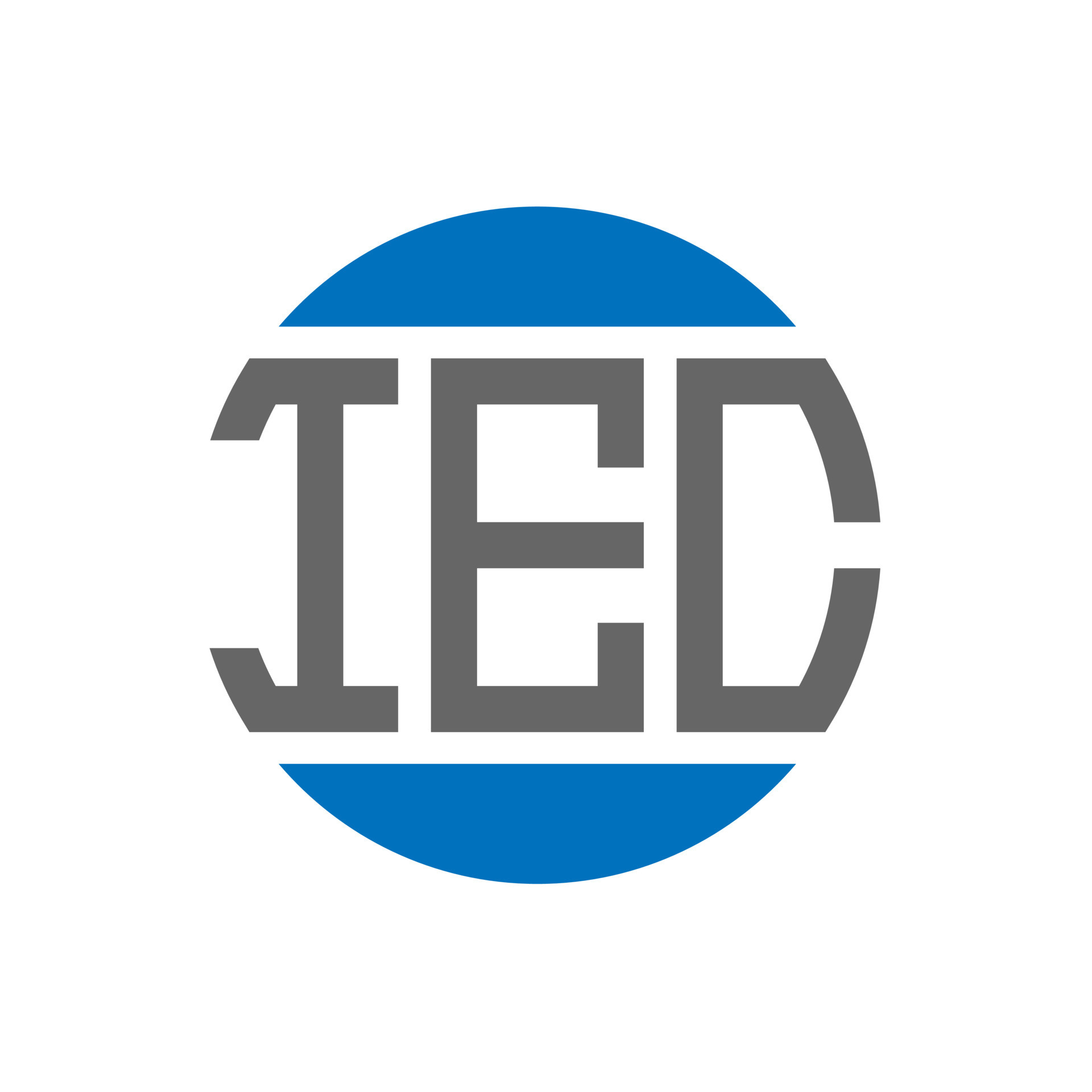 IEC letter logo design on white background. IEC creative initials ...