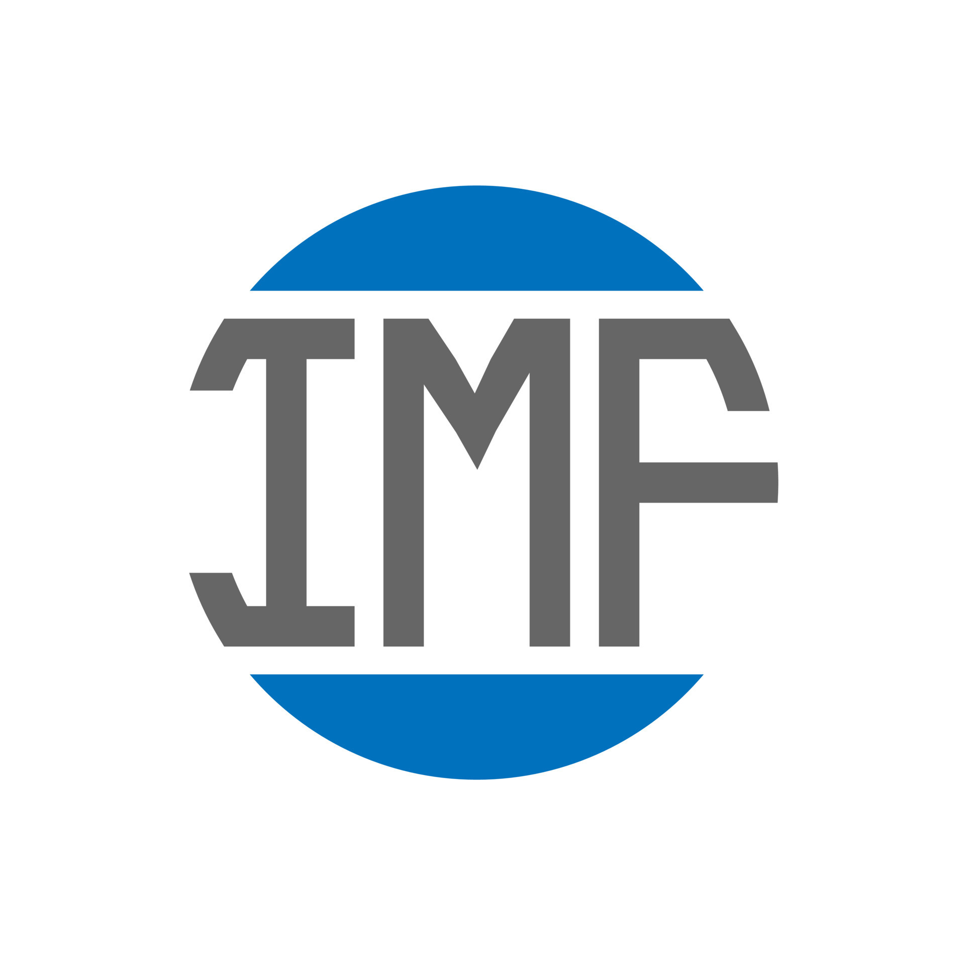 IMF letter logo design on white background. IMF creative initials circle logo concept. IMF ...