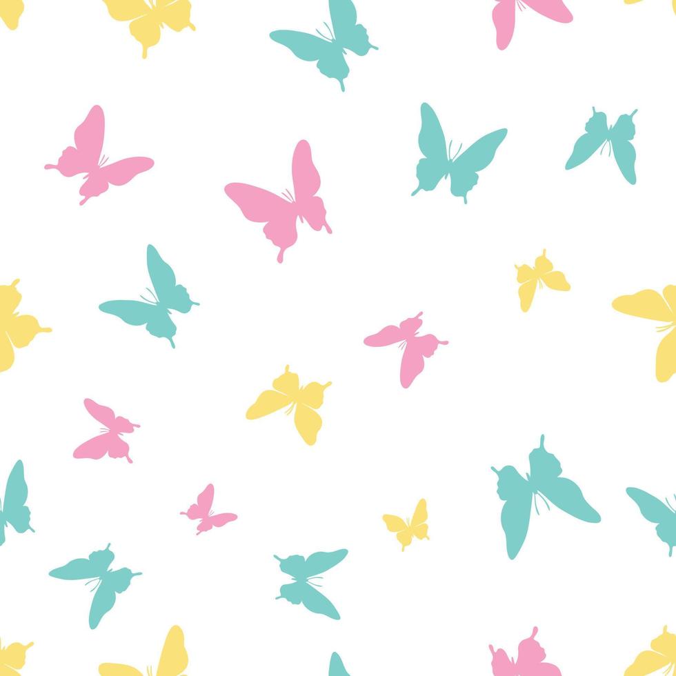 Butterfly repeat pattern background, seamless colorful spring pattern ... Butterfly repeat pattern background, seamless colorful spring pattern ...