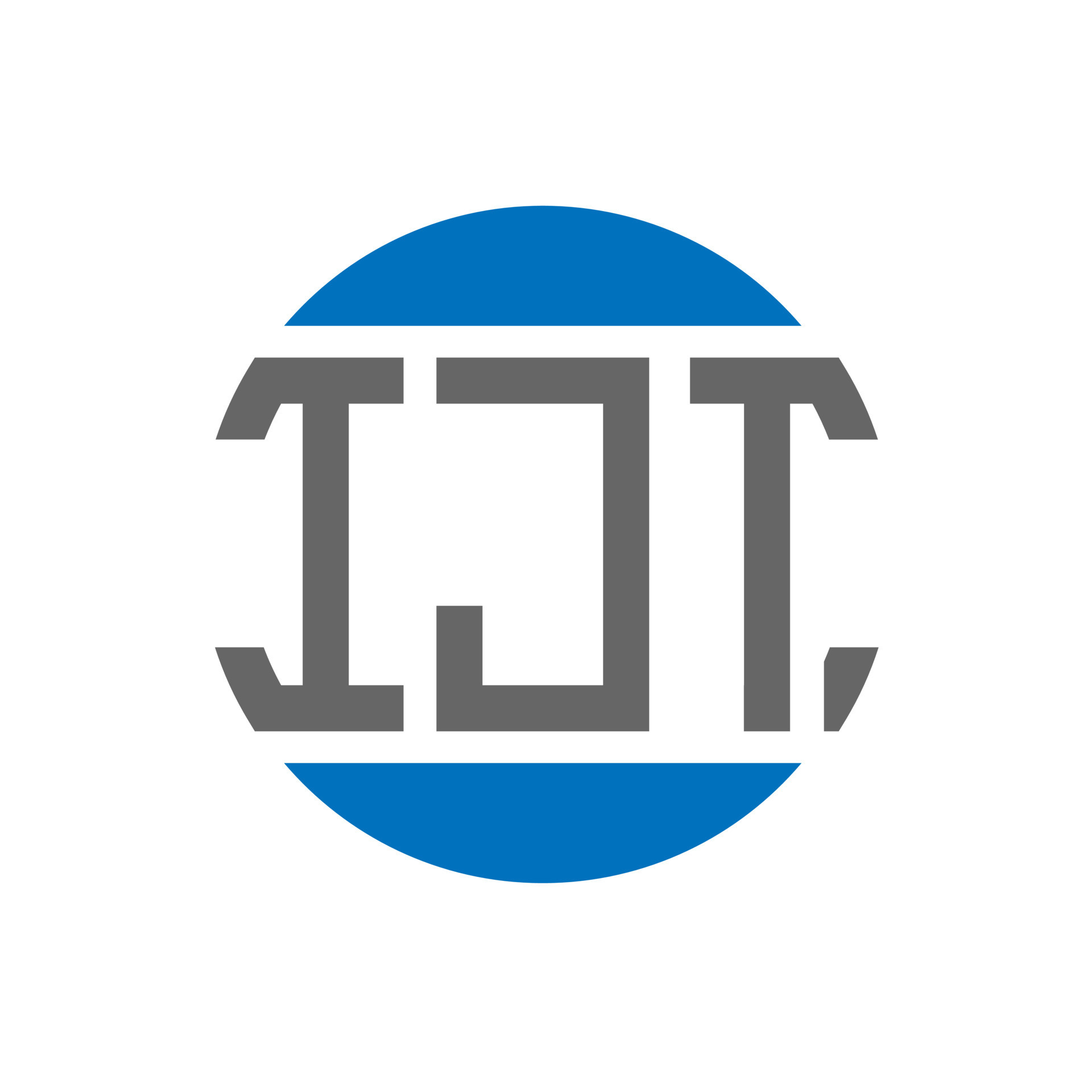 IJT letter logo design on white background. IJT creative initials circle logo concept. IJT ...